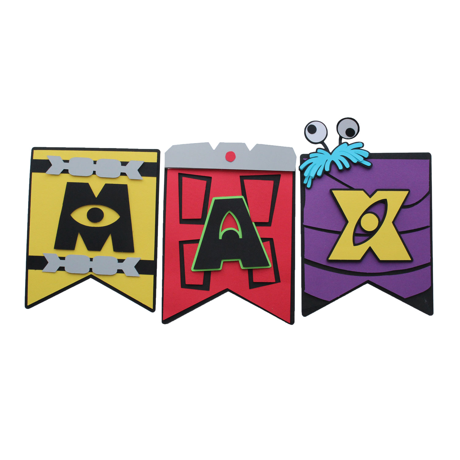 Banderín personalizado con relieve